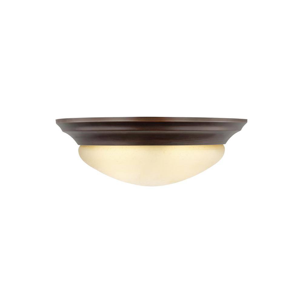 Generation Lighting Nash 14 in. 2-Light Bronze Classic Contemporary ...