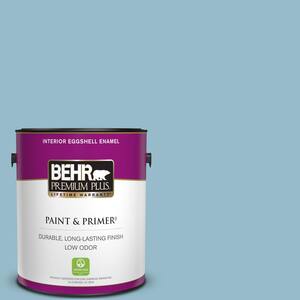 BEHR MARQUEE 1 gal. #S480-3 Sydney Harbour One-Coat Hide Matte Interior ...