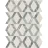 Daltile Xpress Mosaix Peel 'N Stick Moonstone 18 in. x 14 Marble Hinge ...