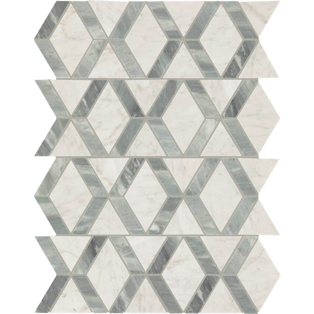 Daltile Xpress Mosaix Peel 'N Stick Moonstone 18 in. x 14 Marble Hinge ...