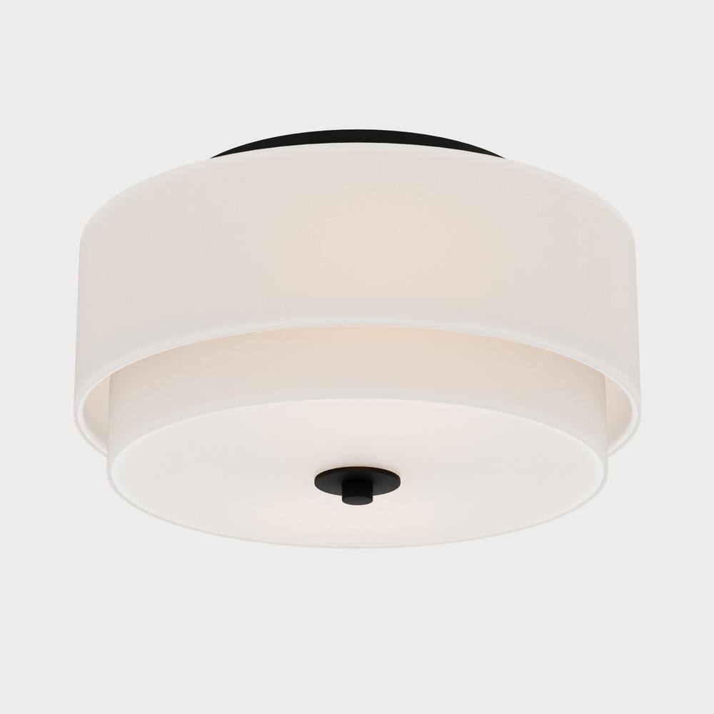 UPC 884656754087 - Clarendon 13 in. W Black Mid-Century Modern Flush ...