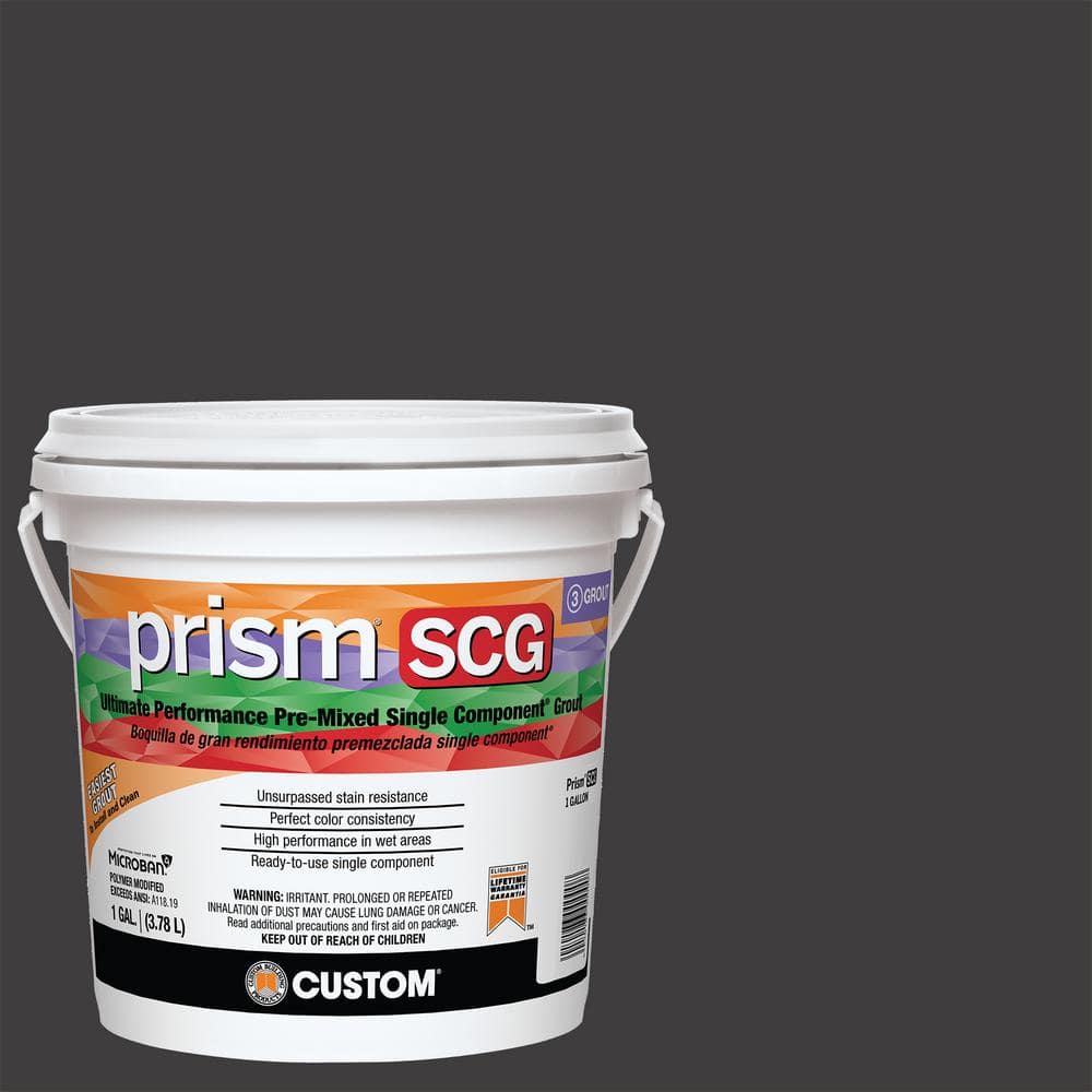 Custom Building Products Prism SCG #60 Charcoal 1 gal. Ultimate ...