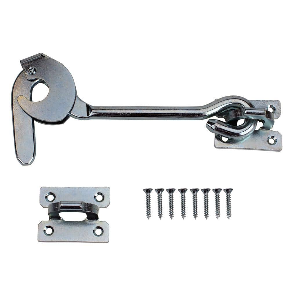 Everbilt 8 in. Zinc Plated Safety Gate Hook 80052 - The Home Depot