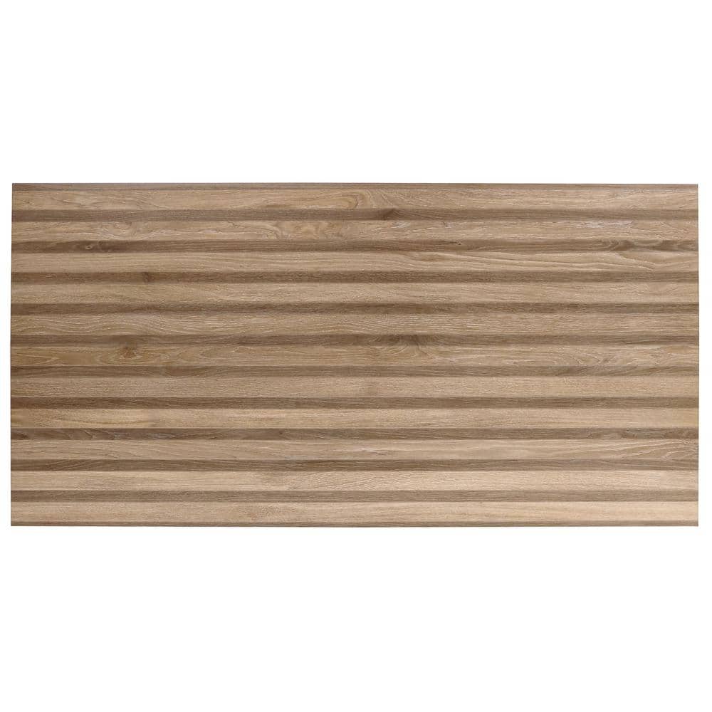 Ivy Hill Tile Brookline Ribbon Tan Brown 4 in. x 0.35 in. Matte ...