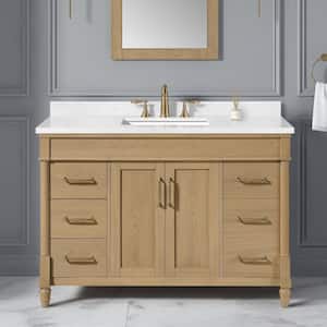 OVE Decors Salisbury 36 in. Single Sink Freestanding Natural Birch Bath ...