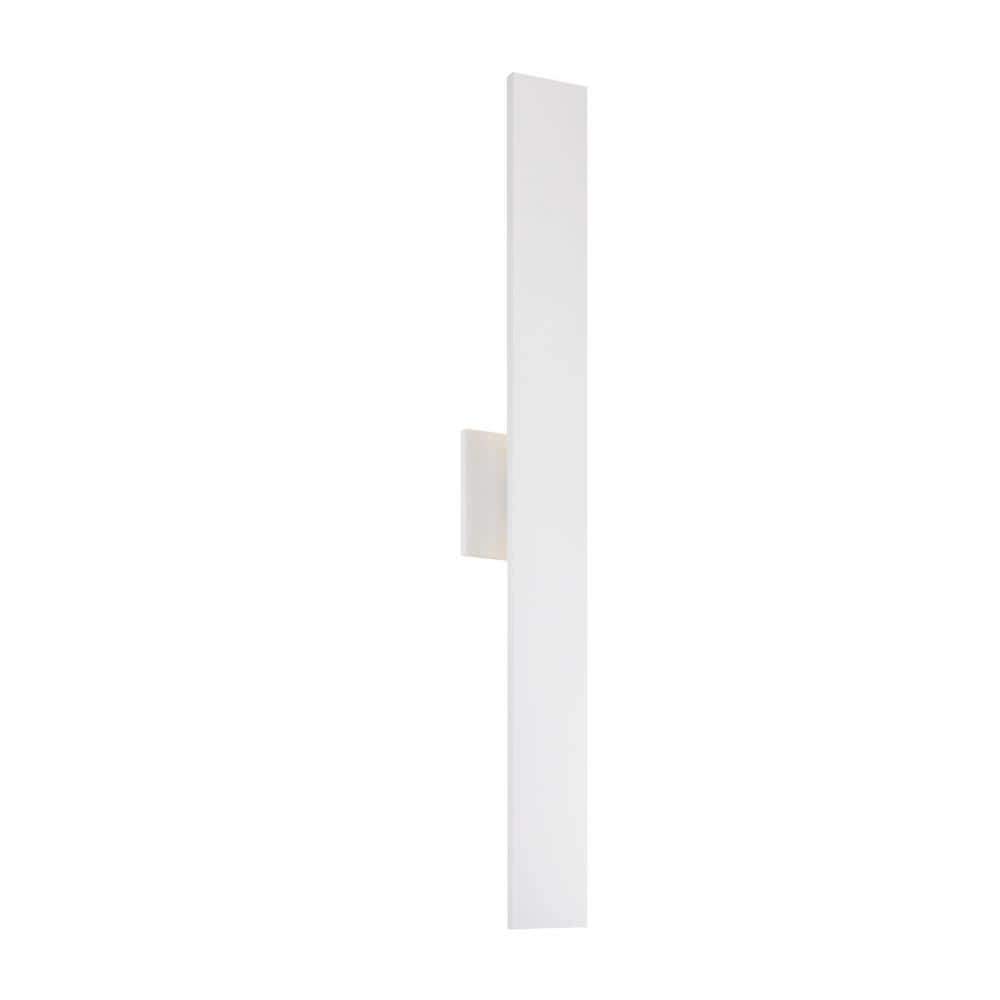 KUZCO Vesta 35 in. 1 Light 41-Watt White Integrated LED Wall Sconce AT7935-WH - The Home Depot