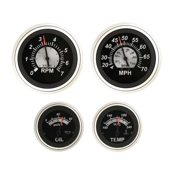 Sierra Black Sterling 50 MPH Speedometer Kit 68960P - The Home Depot
