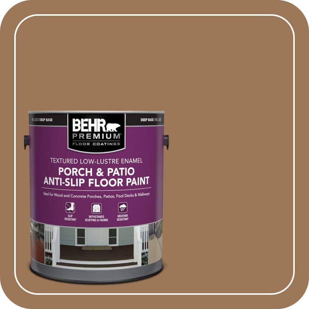 BEHR PREMIUM 1 gal. #PPU4-02 Coco Rum Textured Low-Lustre Enamel ...