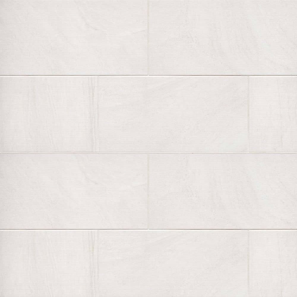 Bedrosians Purestone 12" x 24" Matte Velvet Porcelain Tile in Bianco ...