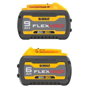 DEWALT 20V/60V MAX FLEXVOLT Lithium-Ion 9.0Ah Battery and Charger Starter Kit DCB609C - The Home ...