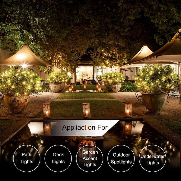 Wired Garden Accent Lighting Wired Landscape Lighting