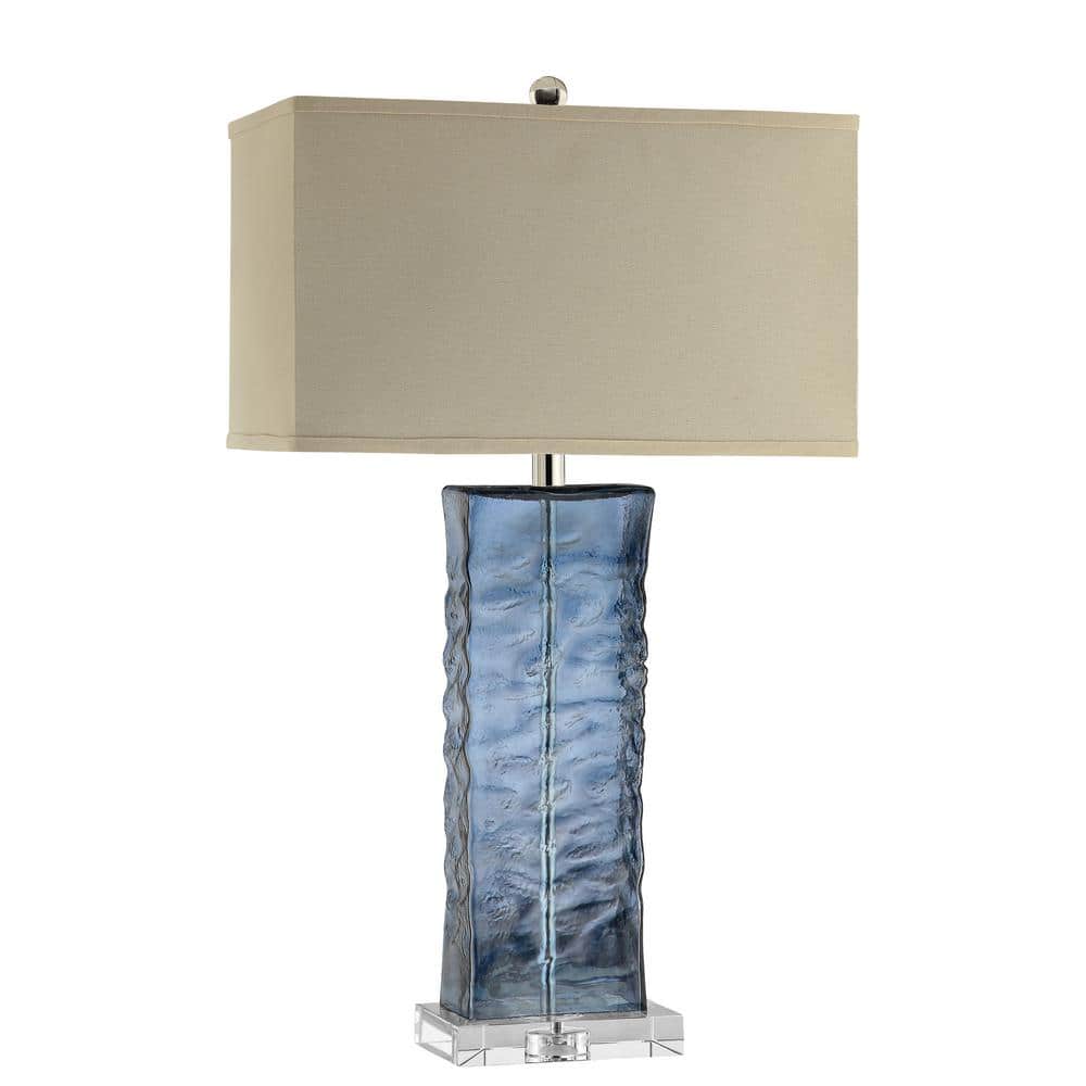 Titan Lighting Maiden 29.25 in. Blue Table Lamp D-230222076 - The Home ...