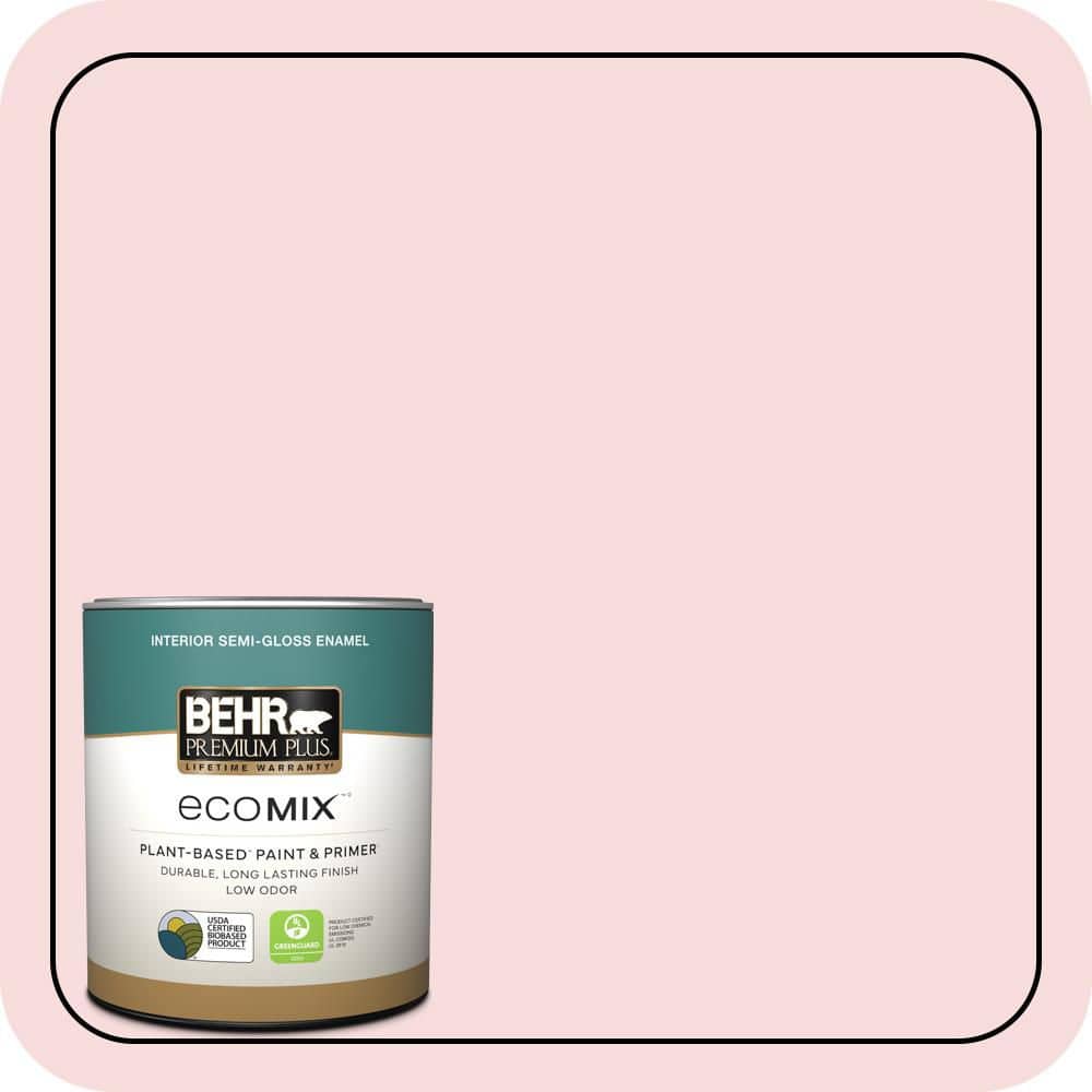 BEHR PREMIUM PLUS 1 qt. #140C-1 Southern Beauty Semi-Gloss Enamel ...