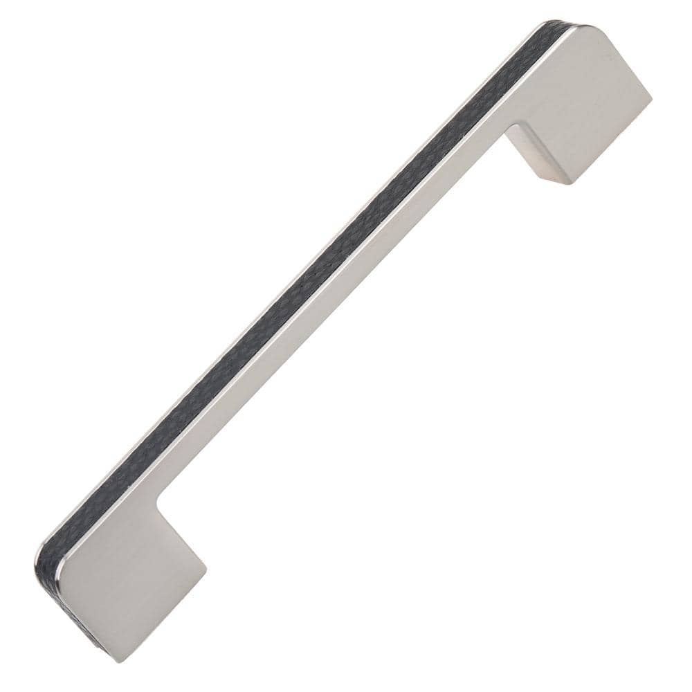 GlideRite 5 in. Center Satin Nickel Embossed Leather Strip Drawer Pulls ...