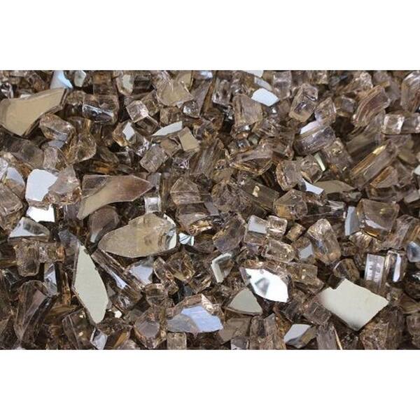AZ Patio Heaters 20 lbs. Reflective Fire Glass in Bronze RFGLASS-2-BRZ - The Home Depot
