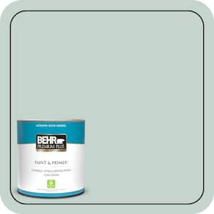 BEHR PREMIUM PLUS 8 oz. #N430-2 Natures Reflection Semi-Gloss Interior ...