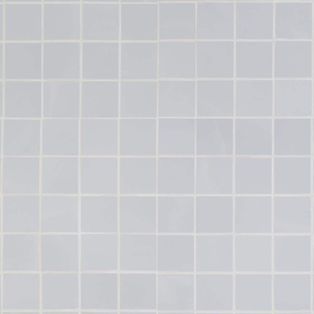 Ivy Hill Tile Saroshi Aztec Onyx Azul 4 in. x 0.39 in. Matte Porcelain ...