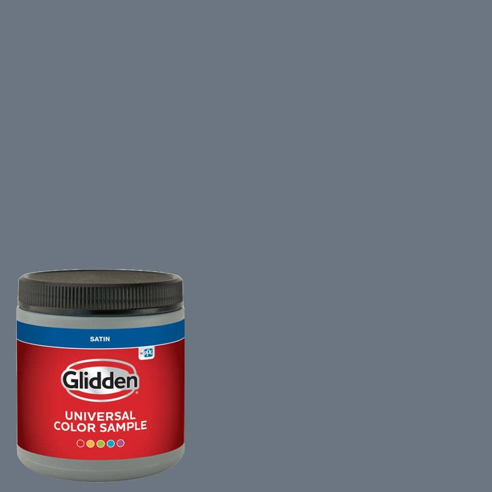 Glidden 8 oz. PPG1041-6 Sheffield Gray Satin Interior Paint Sample ...
