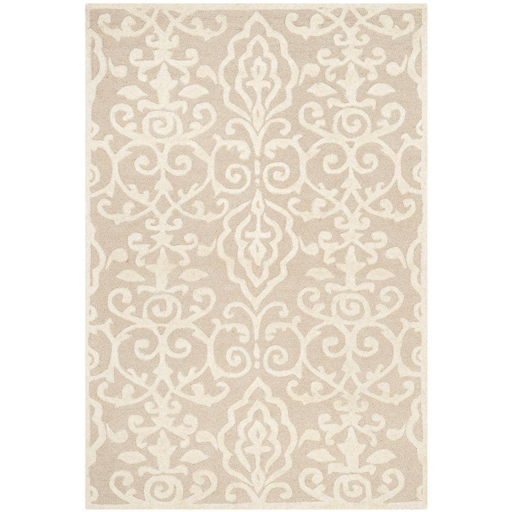 SAFAVIEH Fledgling 4 ft. x 6 ft. Floral Area Rug MSR4324B-4 - The Home ...