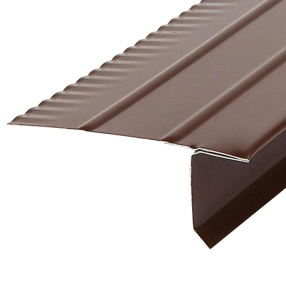 Amerimax Home Products F4.5 x 10 ft. Brown Galvanized Steel Drip Edge ...