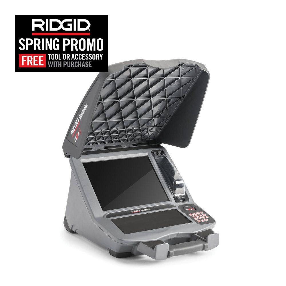 RIDGID SeeSnake CS12x Digital Recording/Reporting 12 in. Monitor Kit ...