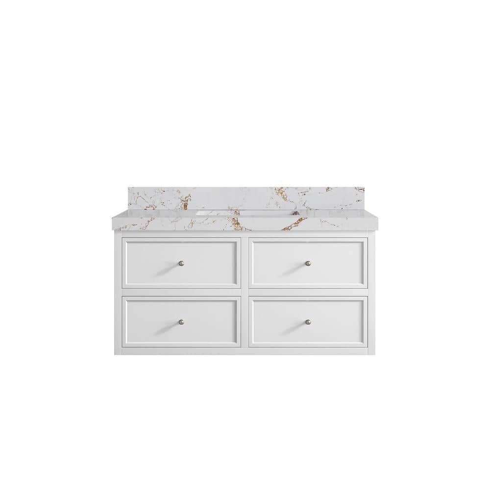 Willow Collections Roswell Floating 42 in.W x 22 in. D x 36 in. H ...