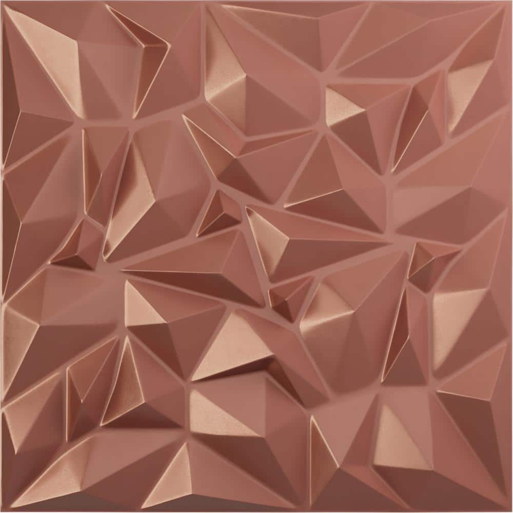 Ekena Millwork 19 5/8 in. x 19 5/8 in. Leto EnduraWall Decorative 3D ...