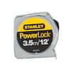 Stanley PowerLock 3.5m/12 ft. x 1/2 in. Tape Measure (Metric/English ...
