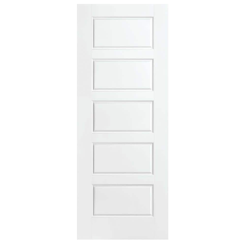 Masonite 36 In. X 84 In. Riverside Primed Solid Core 5 Panel E...