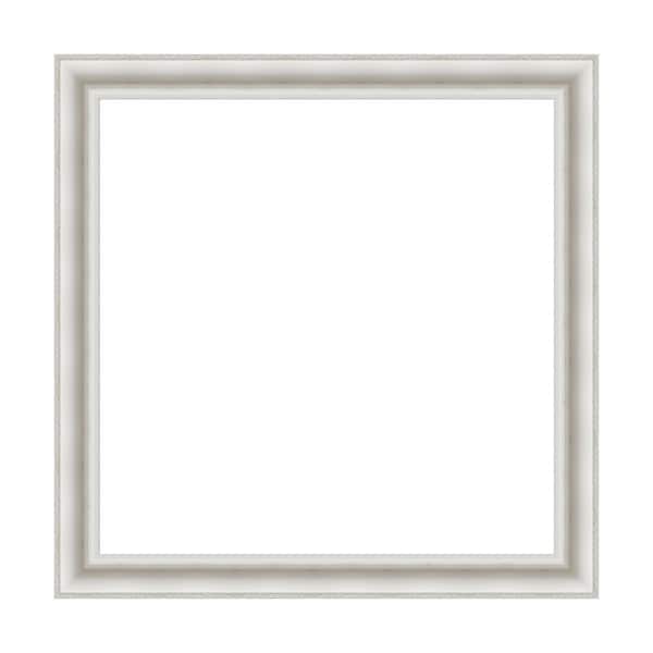 Amanti Art Mirror Makeover Parlor White 37.25 in. W x 37.25 in. H ...