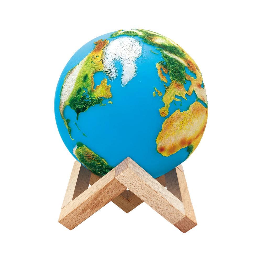 WBM TWS BLE 6.3 in. Multi-Color Indoor Use Earth Lamp With Speaker NL ...