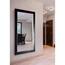 Oversized Rectangle Black And Gray Modern Mirror (76 in. H x 37 in. W ...