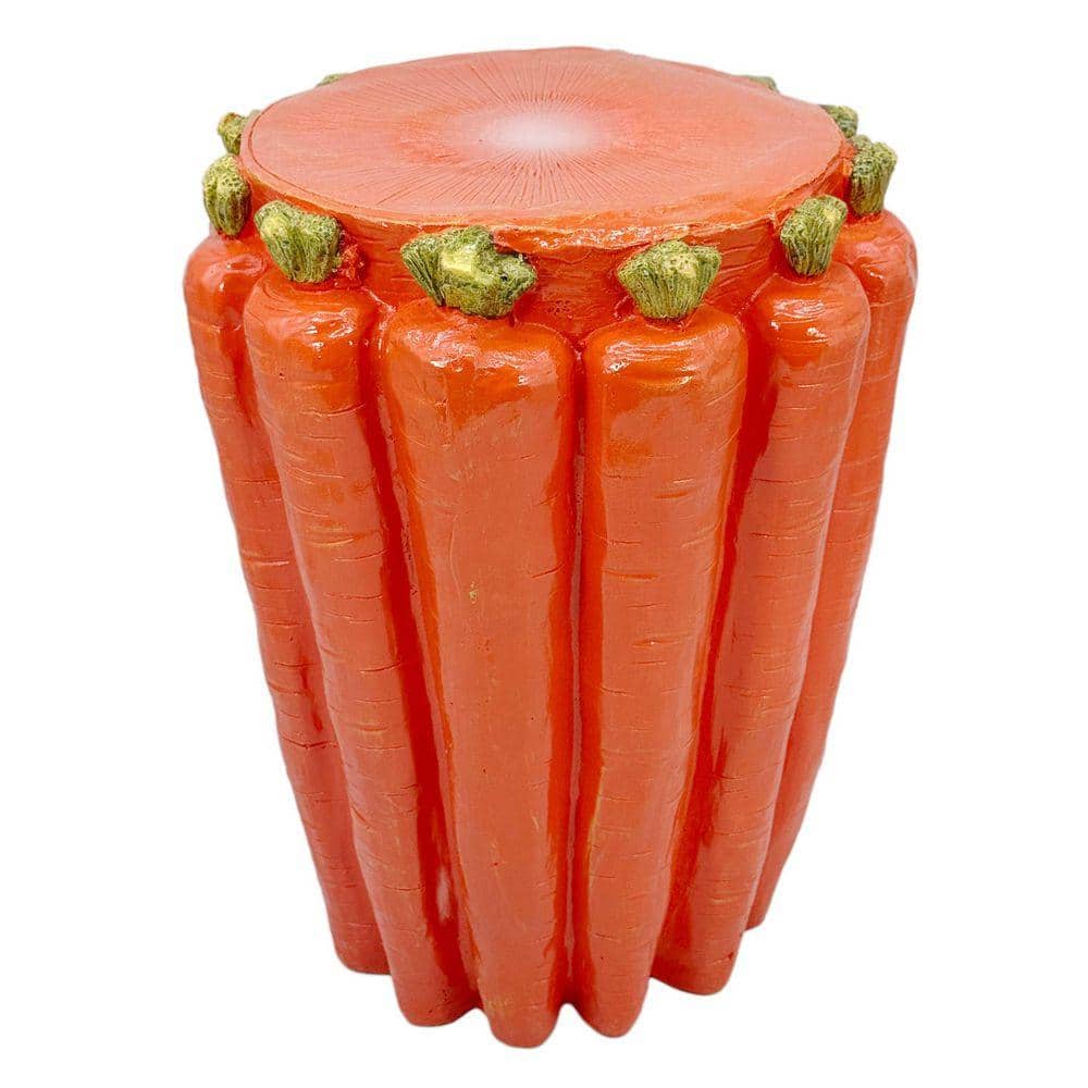 Galt International Carrot Stool Polyresin Side Table 18" FC10937 - The ...