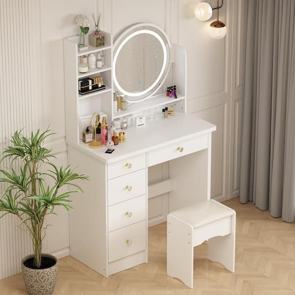 Dressing table in white colour store