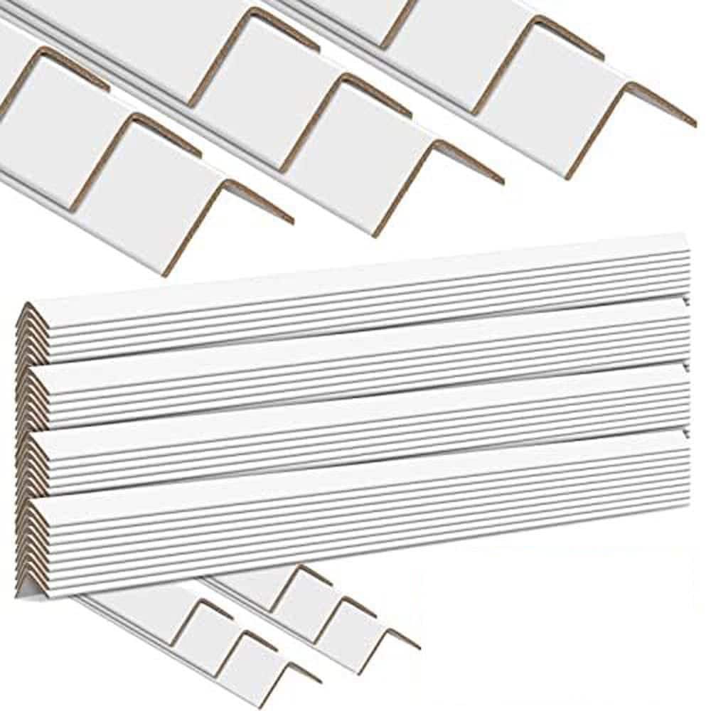 N/A 150 Pcs White Cardboard Protectors 48x2 Craft Cardboard Shipping ...