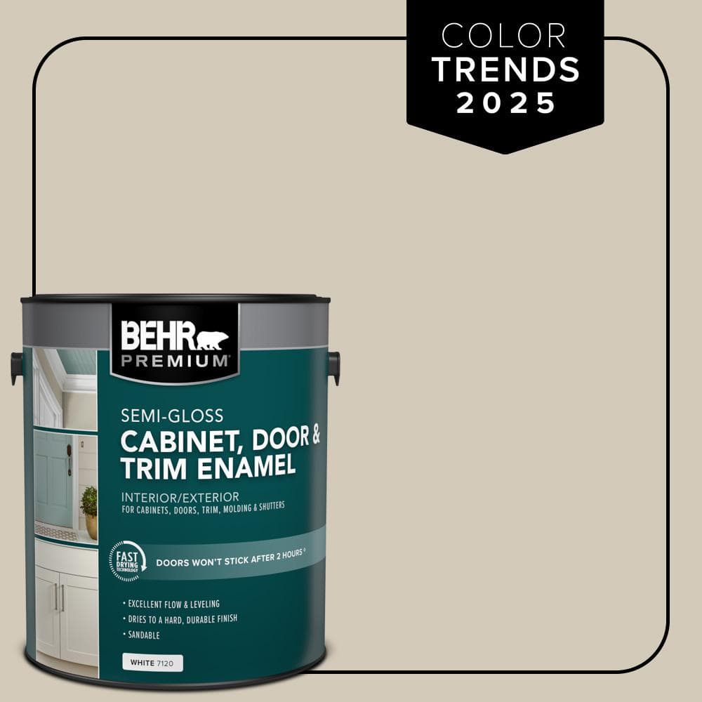 BEHR PREMIUM 1 gal. Designer Collection #DC-010 Even Better Beige Semi ...