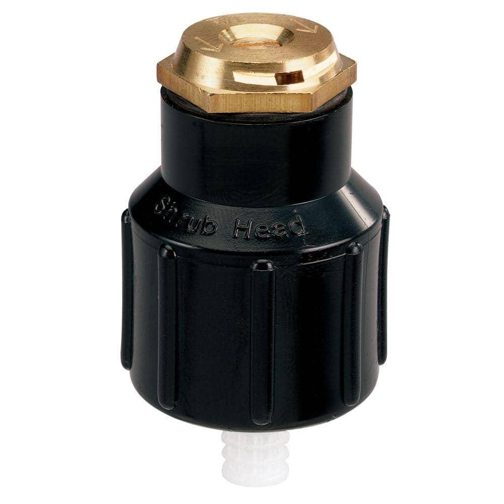 Orbit 1/4 Pattern Plastic Shrub with Brass Nozzle 54040 - The Home Depot