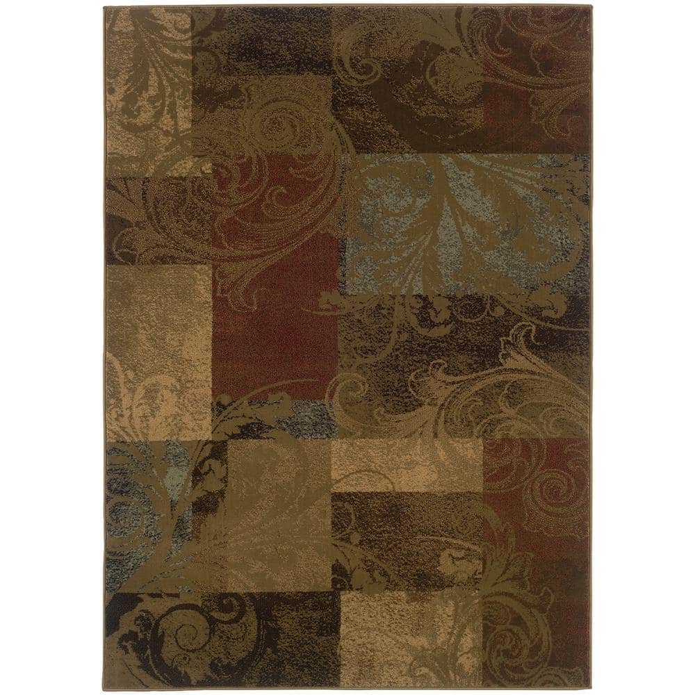 Home Decorators Collection Eaton Multi 10 ft. x 13 ft. Area Rug ...