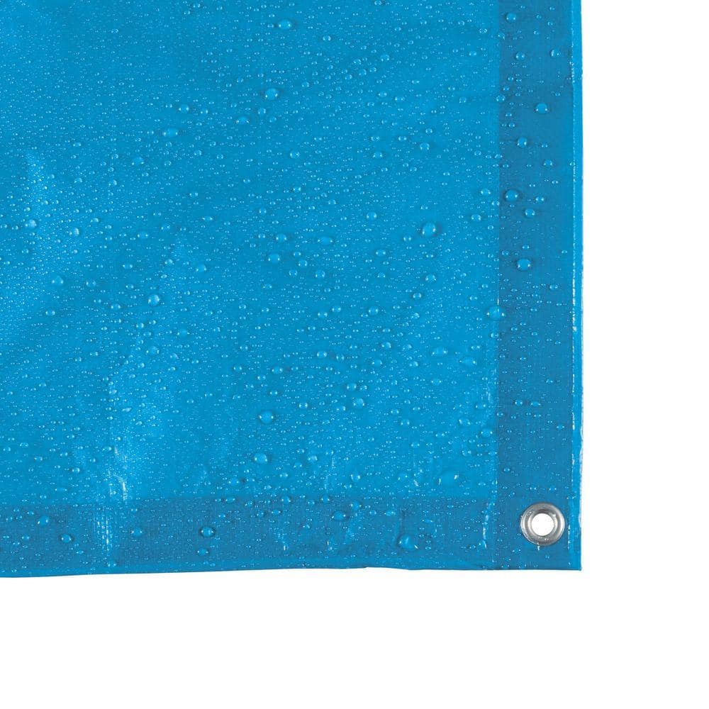 Everbilt 8 ft. x 10 ft. Blue General Purpose Tarp HLD0810M - The Home Depot