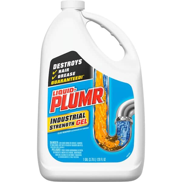 Liquid-Plumr 128 oz. Industrial Strength Gel Drain Cleaner and Drain ...