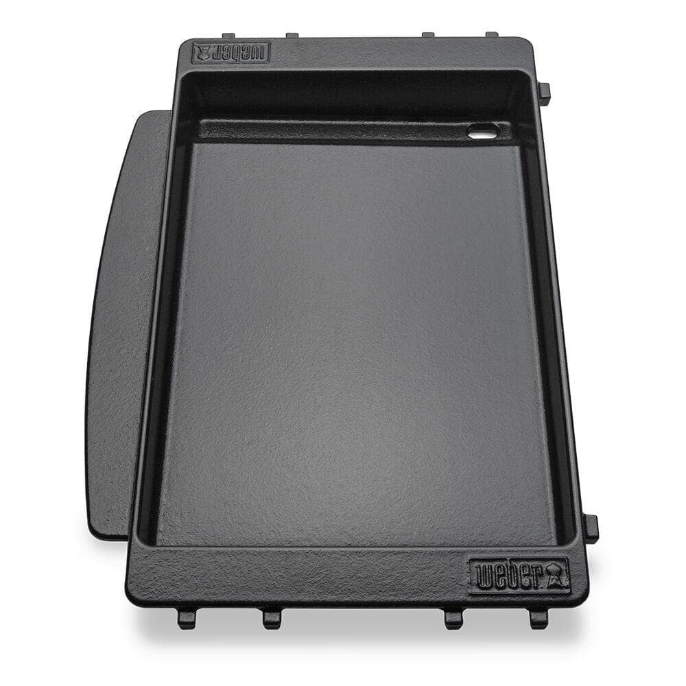 Weber Porcelain-enameled Cast-Iron Griddle Insert Compatible with Small ...