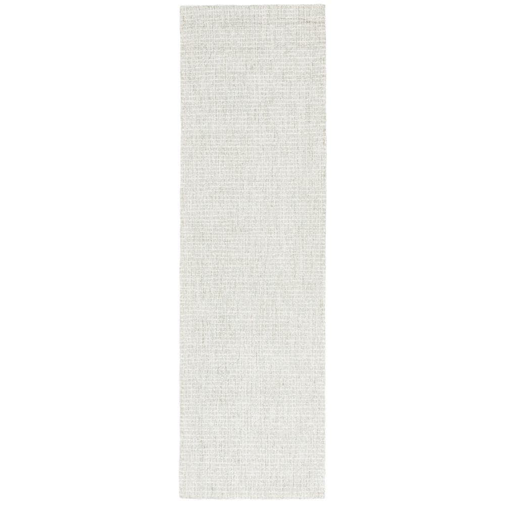 SAFAVIEH Abstract Sage/Ivory 2 ft. x 8 ft. Geometric Speckled Runner ...