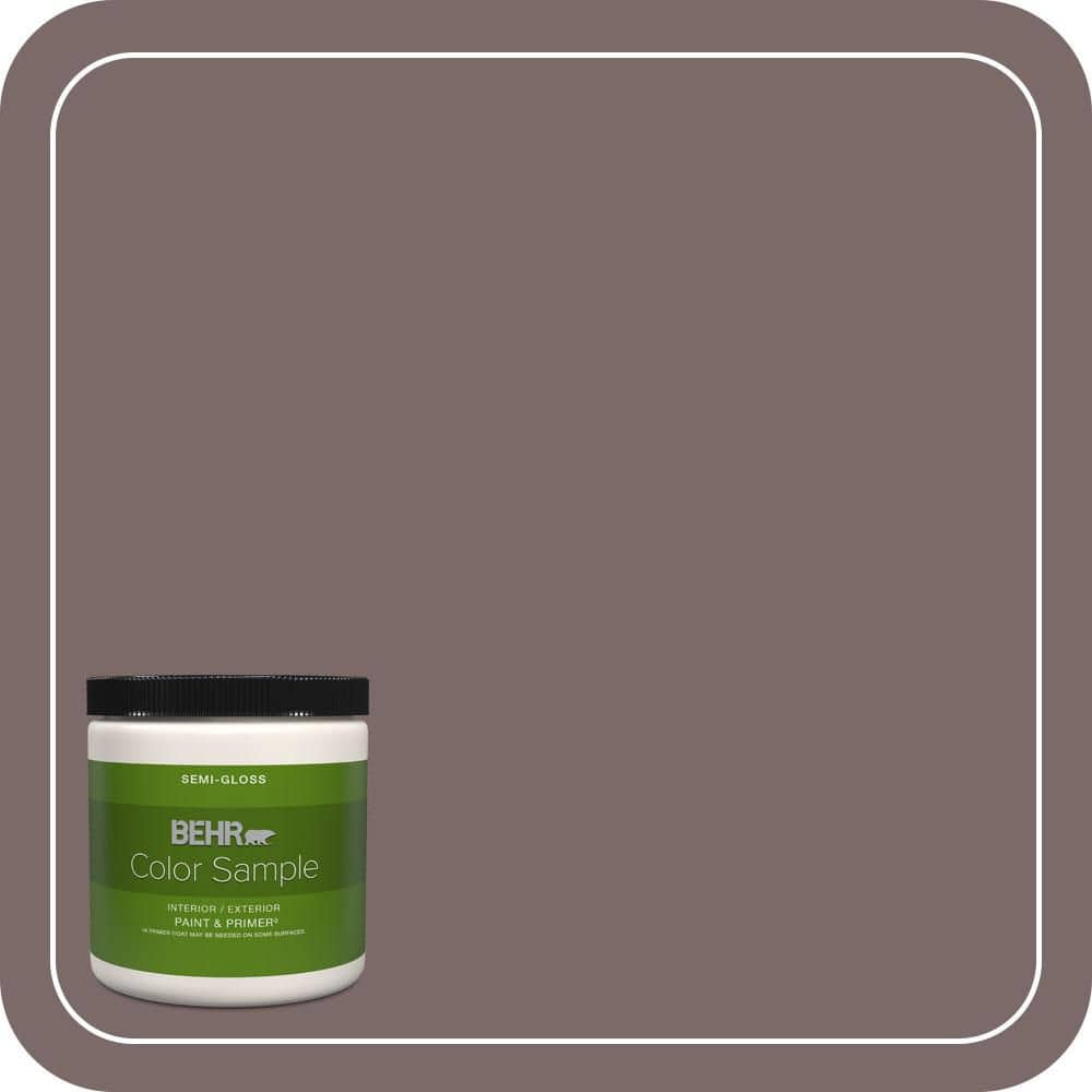 BEHR PREMIUM PLUS 8 oz. #HDC-NT-26 Muscatel Semi-Gloss Interior ...