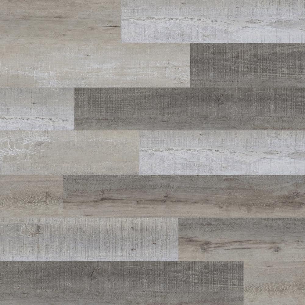 Lifeproof Alpine Backwoods Oak 22 MIL x 7.1 in. W x 48 in. L Waterproof ...