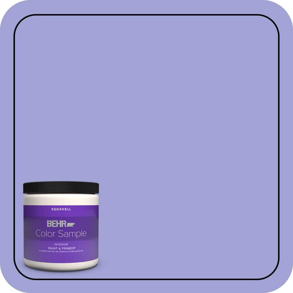 BEHR PREMIUM PLUS 8 oz. #P550-4 Water Hyacinth Eggshell Enamel Interior ...