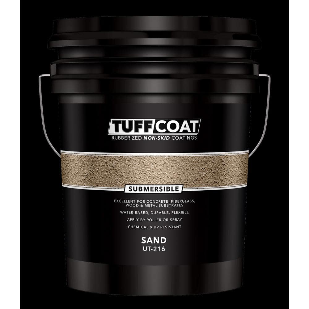 TUFF COAT UT-216 5-Gl Sand Interior/Exterior, Concrete/Wood/Fiberglass ...