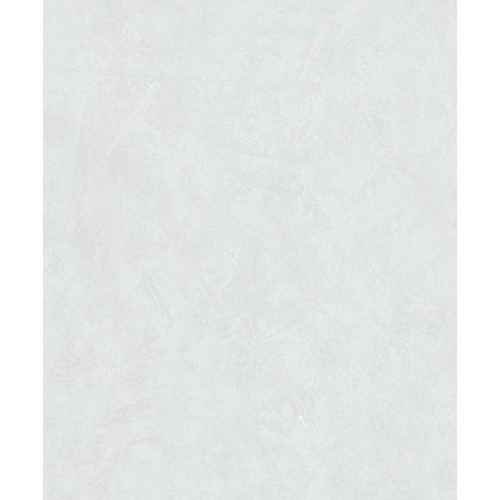 Metallic Light Grey Plaster Effect Design Vinyl on Non-Woven Non-Pasted ...