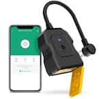 Defiant 15 Amp 120-Volt Smart Wi-Fi Bluetooth Outdoor Plug with 2 ...