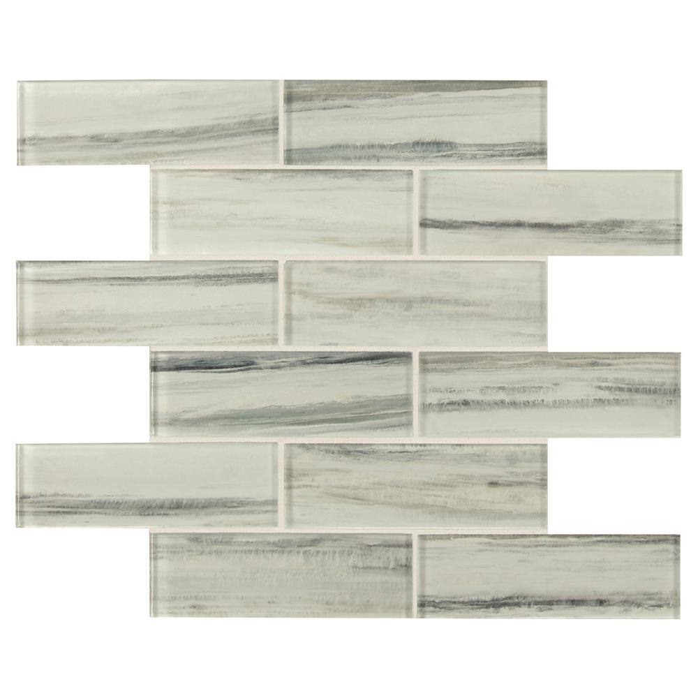 MSI Take Home Tile Sample - Malta Cliffs Subway 4 in. x 4 in. Glossy ...