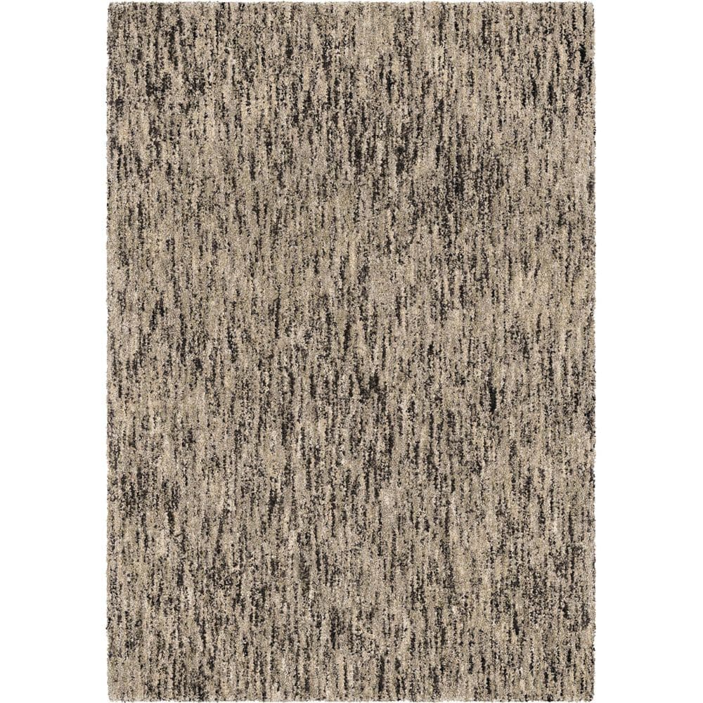 Orian Rugs Next Generation Multi Solid 9 ft. x 13 ft. Taupe Grey Area ...